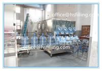 China 5 Gallon Automatic Mineral Water Filling Machine 3 in 1 Rinsing Filling Capping 600 BPH for sale
