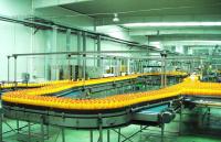 China Industrial Water Bottle Conveyor Machine 304 Stainless Steel 2.5mm for Filling Plant Line for sale