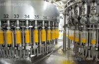 China Rotary Automatic 3 in 1 Juice Filling Machine 12-60 Heads 2000-22000 BPH for sale