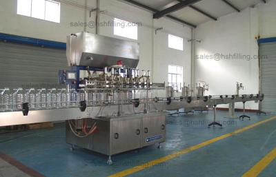 China High Corrosion Resistance Volumetric Filling Machine for Cooking Oil Bottle 100-5000ml 2200-4500bph for sale