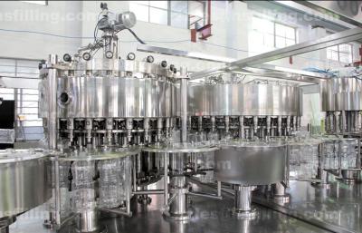 China Juice Ice Tea Monoblock PET Bottle Filling Machine 0.25L-2L 3000-22000 BPH for sale