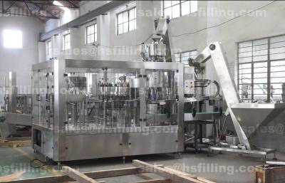 China Purified Mineral Water Bottling Machine 3-in-1 Rinsing Filling Capping 12000 BPH 0.18L-2L Glass Bottle for sale