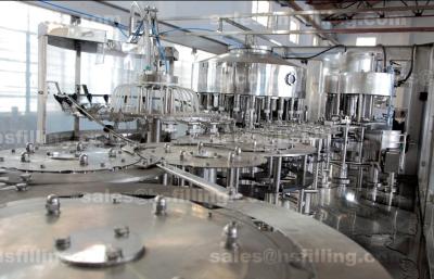China 304 Stainless Steel Liquid Bottle Filling Machine 3-in-1 4kW to 11.28kW Hot Fill for sale