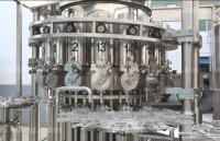 China Glass PET Bottle Filling and Sealing Machine 2 in 1 8000 BPH for Beverage Plant for sale