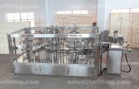 China Rotary Orange Juice Hot Filling Machine 40/24/40/10 Fresh Juice Bottle Filling Line 15000 BPH for sale