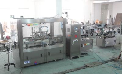 China High Speed Linear Sauce Filling Machine Fully Automatic 1L-5L 6-8 Filling Head 1000-3000bph for sale