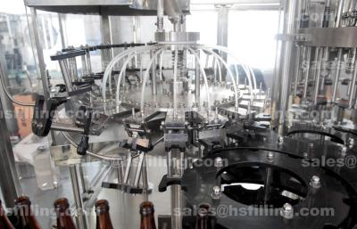 China Glass Bottle Mineral Water Filling Line 3 in 1 12-32 Heads 12000 BPH for sale