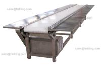 China Stainless Steel Gravity Roller Conveyor 30-50mm Diameter 40kg Capacity for Bottled Water Filling Plant for sale