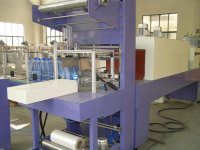 China Fully Automatic PET Bottle Shrink Wrap Machine High Speed 220V 380V PLC Control for sale