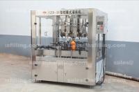 China Automatic piston volumetric filling machine for non-carbonated liquid for sale