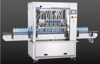 China Automatic Piston Volumetric Filling Machine for Sauce Ketchup 1-5L Bottles 500-2000 BPH for sale
