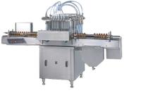 China Automatic Piston Volumetric Filling Machine for Sauce Ketchup 1-5L Bottles 500-2000 BPH for sale