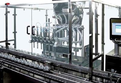 China Automatic Stainless Steel Honey Volumetric Filling Machine 500-2000 BPH CIP for sale