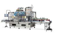China Automatic Liquid Volumetric Filling Machine for PET Bottles 1-5L 500-2000 BPH for sale