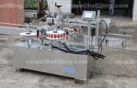 China Automatic Self Adhesive Cold Wet Glue Labeling Machine for Juice / Wine Bottle for sale