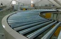 China Bottle Automatic Conveying System Flexible Industrial Conveyors 75mm 100mm 150mm Pitch for sale