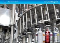 China Automatic Alcohol Drinks Bottling Machine 3000-12000 BPH Washing Filling Capping Labeling for sale