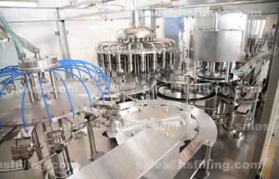 China Full Automatic 3 in 1 Fruit Juice Filling Machine for PET Bottles 10000 BPH Hot Fill for sale