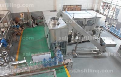 China 300 BPH 5 Gallon Pure Mineral Water Filling Machine Washer Filler Capper 3 in 1 for sale