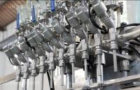 China Automatic Linear Edible Oil Filling Machine High Speed 4-10 Head 960-2300 BPH for sale
