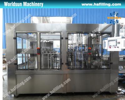 China 3 in 1 Juice Filling Machine PLC Control 12000BPH Rinsing Filling Capping for sale