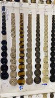 China Plastic ABS Jeans Snap Textile Buttons 7.5MM Metal Sewing Buttons for sale