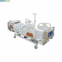 China Backrest Max Upward Angle 70 Degree 5 Function Electric Hospital Bed for sale