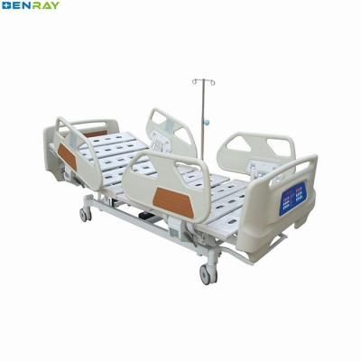 China Backrest Max Upward Angle 70 Degree 5 Function Electric Hospital Bed for sale