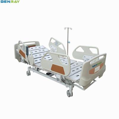 China Electric 5 Function Hospital Bed For Patients Steel Frame for sale