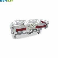 China Linak Motor Manual CPR Backup Batteries 5 Function Electric Hospital Bed for sale