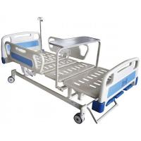 China Medical 3 Function Manual Hospital Bed 2150 X 1050 X 450-700mm Overall Size for sale