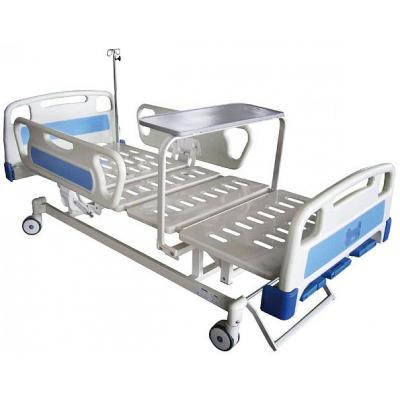 China Medical 3 Function Manual Hospital Bed 2150 X 1050 X 450-700mm Overall Size for sale