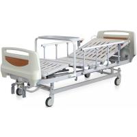 China 4 Part 2 Steel Bedboard 2 Crank Manual Hospital Bed Double Crank Bed for sale
