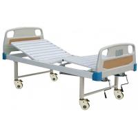 China Manual Double Crank Bed Steel Frame 2 Cranks Hospital Bed for sale
