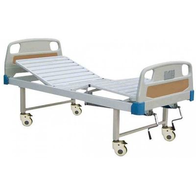 China Manual Double Crank Bed Steel Frame 2 Cranks Hospital Bed for sale