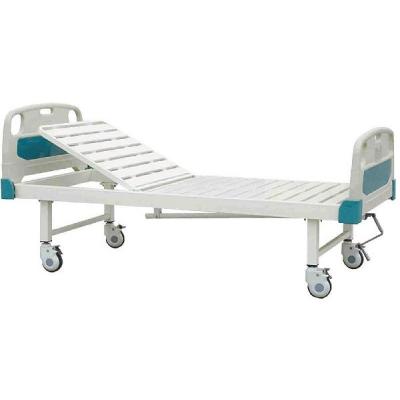 China 1-Crank Manual Hospital Bed for sale