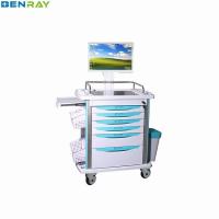China Mobile Computer Workstation Trolley 850 X 520 X 1020mm for sale
