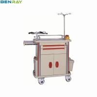China ABS Emergency Crash Trolley 850 X 520 X 950mm With four aluminum columns for sale