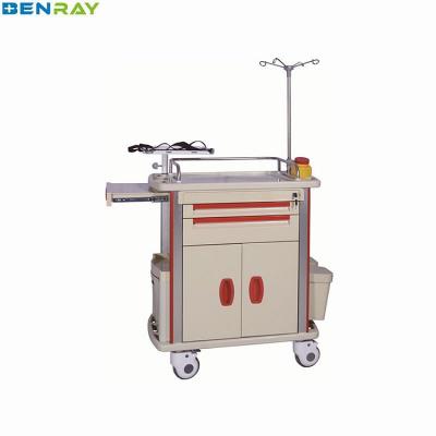 China ABS Emergency Crash Trolley 850 X 520 X 950mm With four aluminum columns for sale