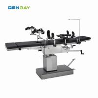 China Universal Manual Head Control Operating Table  with ±20° Lateral Tilt Dimensions 2100*480 mm for sale