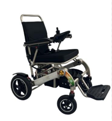 China Low Backrest Folding Electric Wheelchair for sale