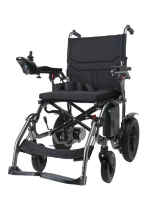 China Aluminum Alloy Electric Wheelchair (Brushed Motor, Lithium Battery, Foldable) for sale
