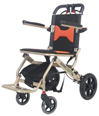 China Little Plane 10-inch PU Rear Wheel Wheelchair for sale