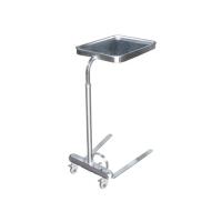 China BR-SOT04 Height Adjustable Hospital Tray Stand With Post Mayo Trolley for sale