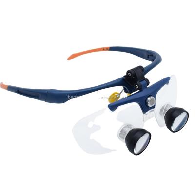 China Loup Head Light Dental Doctor 2.5X-340 2.5X-420 2.5X-500  Embedded Customized Products Custom Working Distance Magnifying Glass for sale