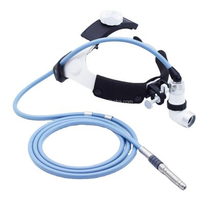 China Cold Light Source Hot Sale Operating Room Hospital Emergency Equipment Medical Waterproof Head Lights Fiber Optic Headlight CE for sale