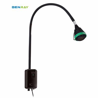 China Hospital Medical Clinic Dental Exam Lamp Wall Mounted Stand Mobile Halogen Examination Lamp for sale