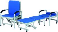 China Foldable Powder-coated Attendant Waiting Chair for sale