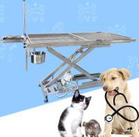 China Electric Veterinary Operating Table Stainless Steel Animal Operating Table for sale