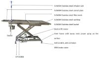 China Electric Veterinary Operating Table Stainless Steel Animal Operating Table for sale